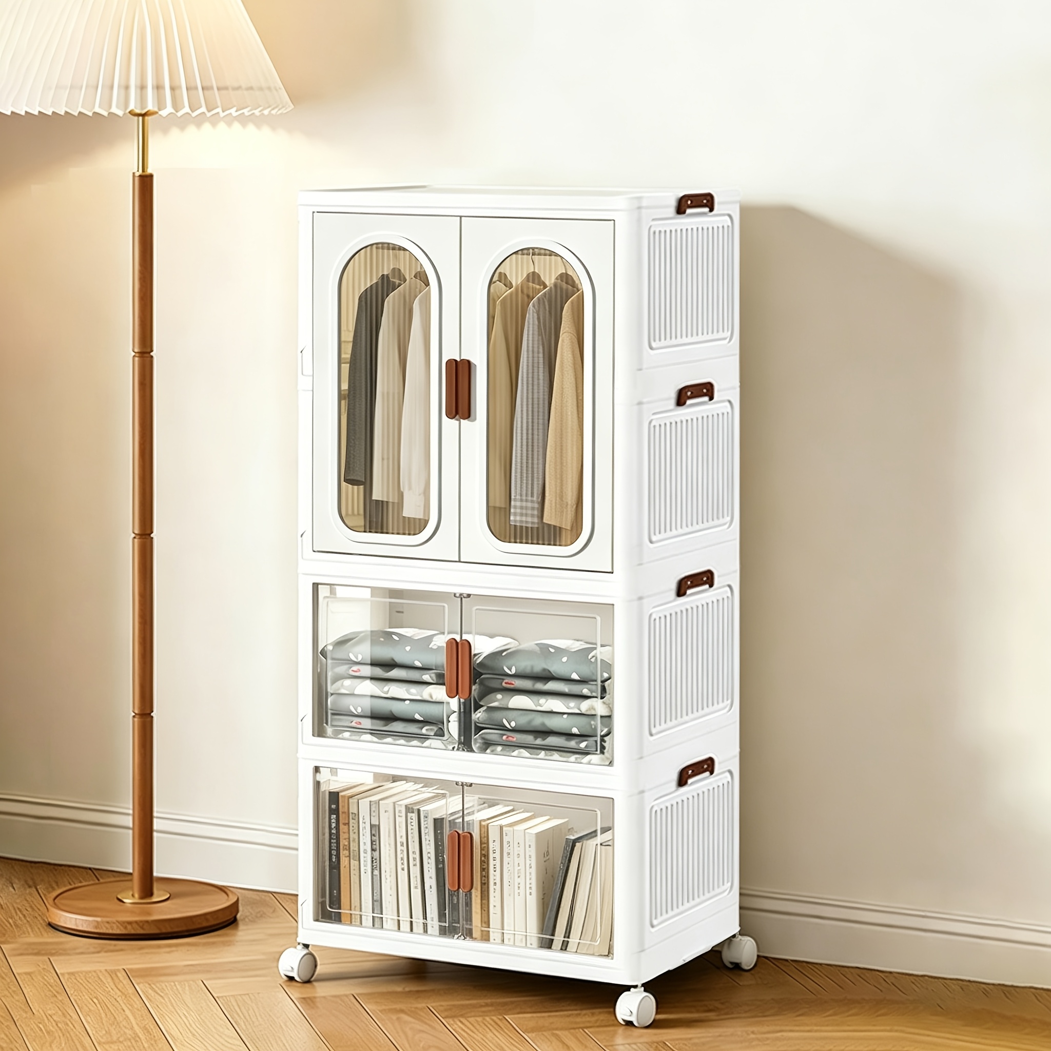 foldable storage cabinet sold on Temu United States