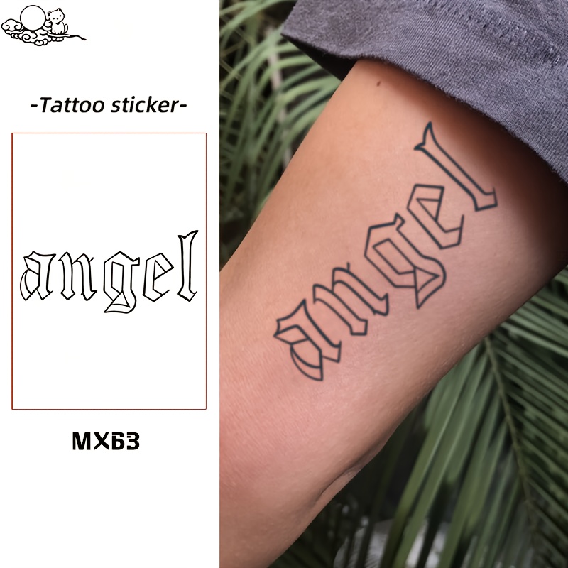 Engelenvleugels Tatoeages Borst Zwarte Maori Stijl Tattoo Sleeve