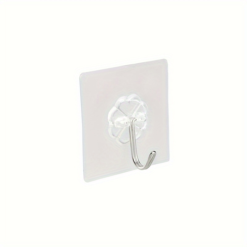 5pcs Adhesive Hook Kitchen Nail Free Traceless Hook Bathroom - Temu ...