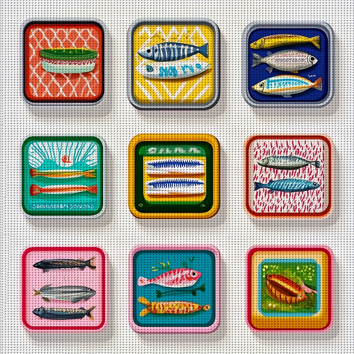 cross stitching kits sold on Temu United States