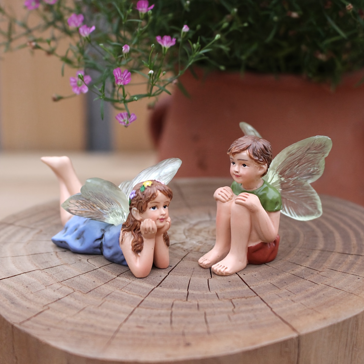 Boy fairy figurines store