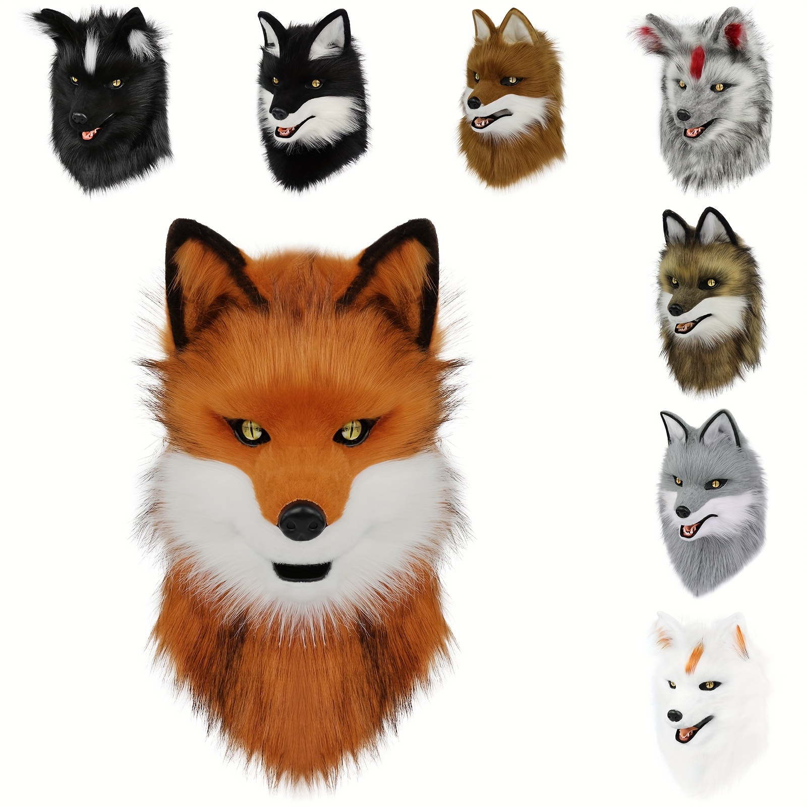 mask therian fox sold on Temu United States