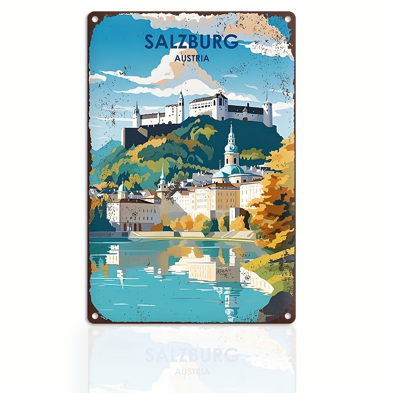 Austria Vintage Metal Aluminum Sign Plaque - Temu