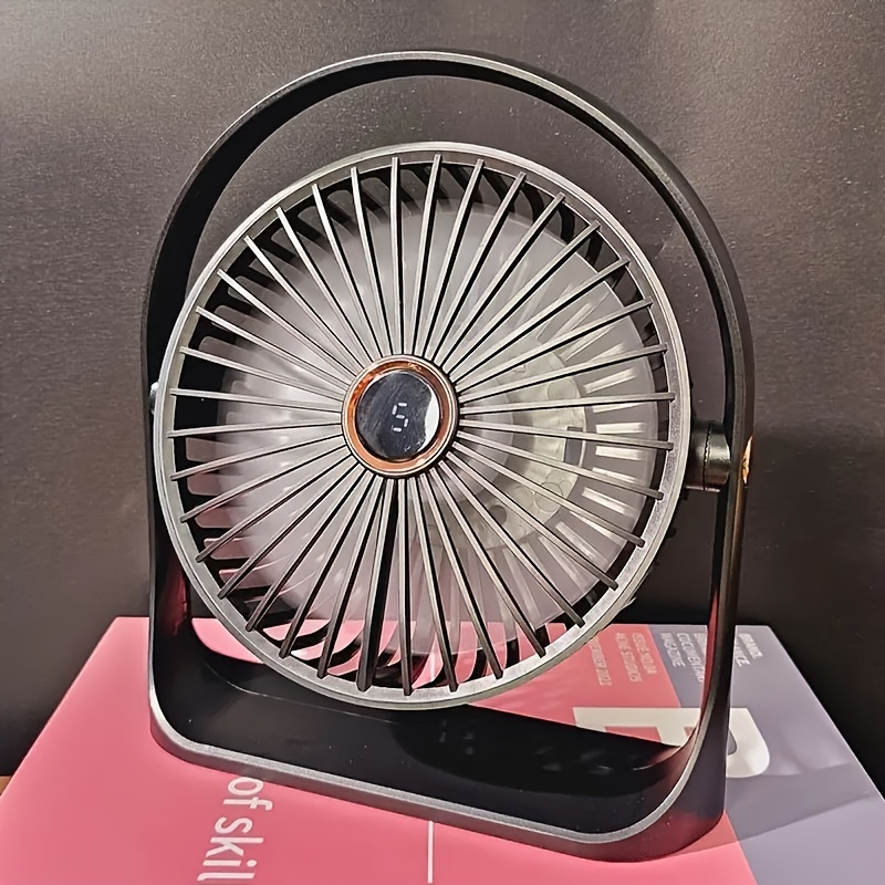 Portable Usb Fan 5 speed Settings Mini Tabletop Desk Fan - Temu