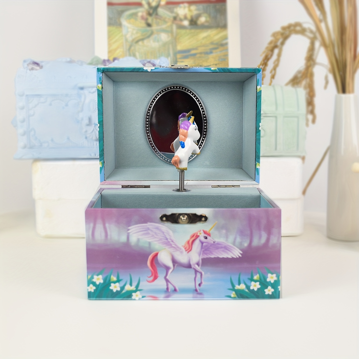 music boxes for little girls sold on Temu United States