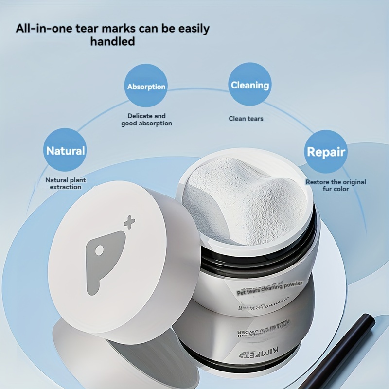 Rimpet Pet Tear Stain Remover Powder Natural Cleaning - Temu