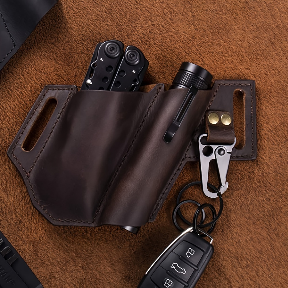 Vintage Edc Tool Knife Storage Belt Bag Workshop Knife - Temu Denmark