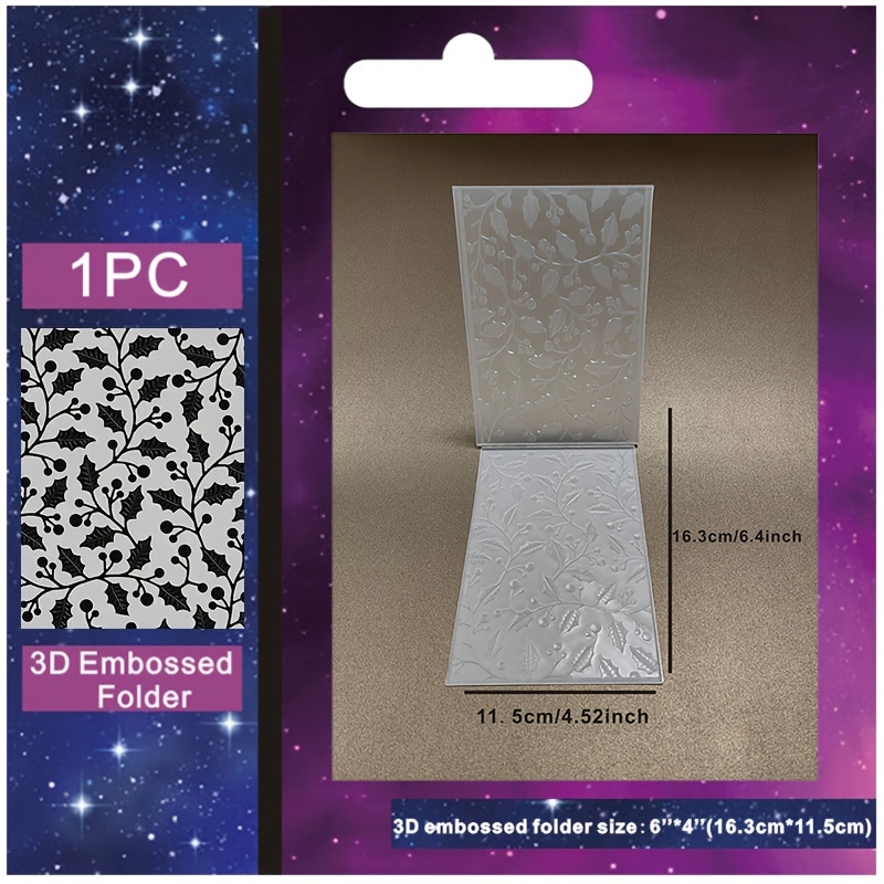 3d Embossed Folder Diy Supplies Tree Branches - Temu