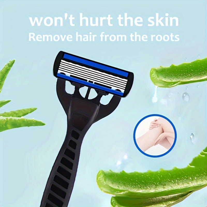 "ultra-sharp" Premium Manual Razor Set With Non-slip Handle - 6-layer ...