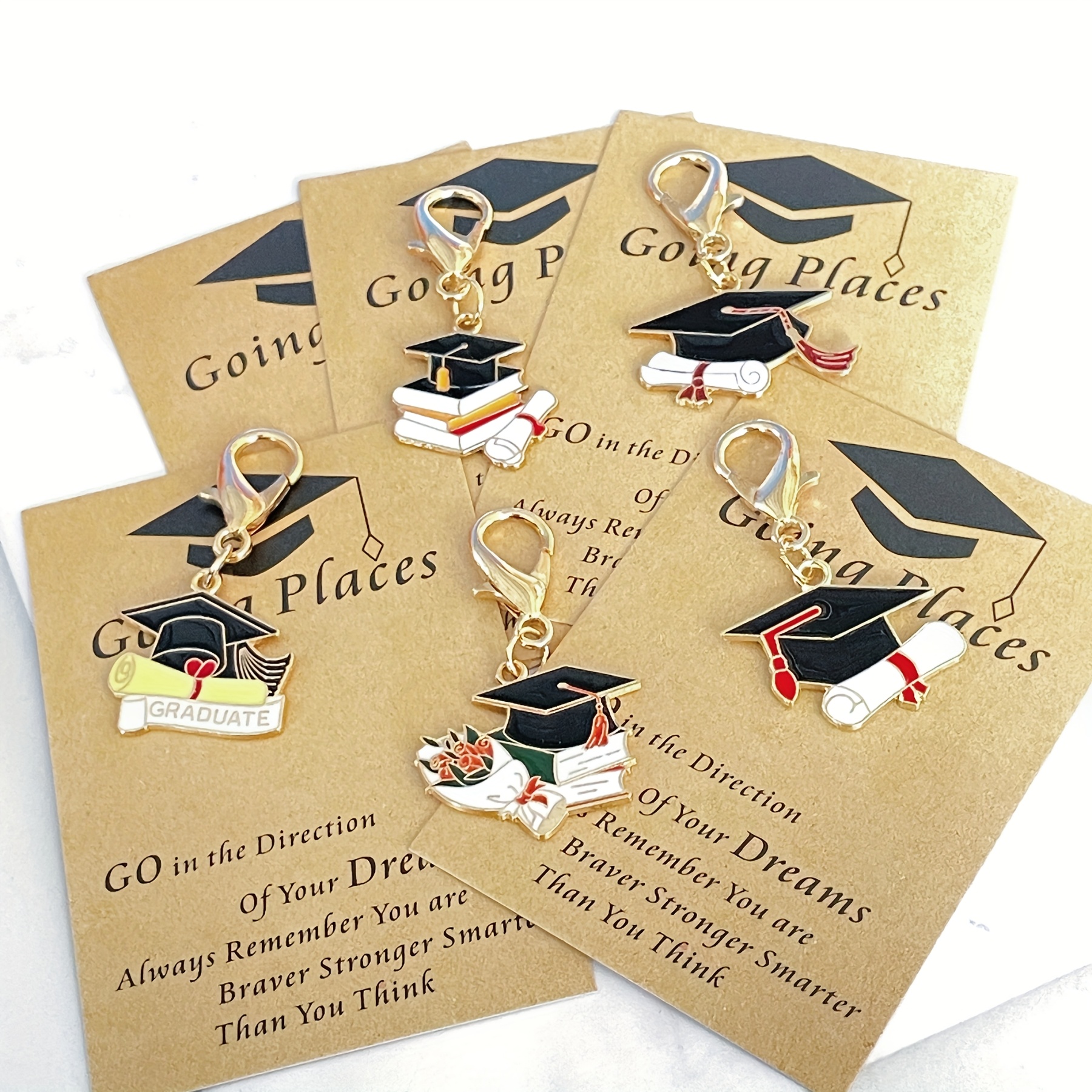 graduation keychain sold on Temu Australia