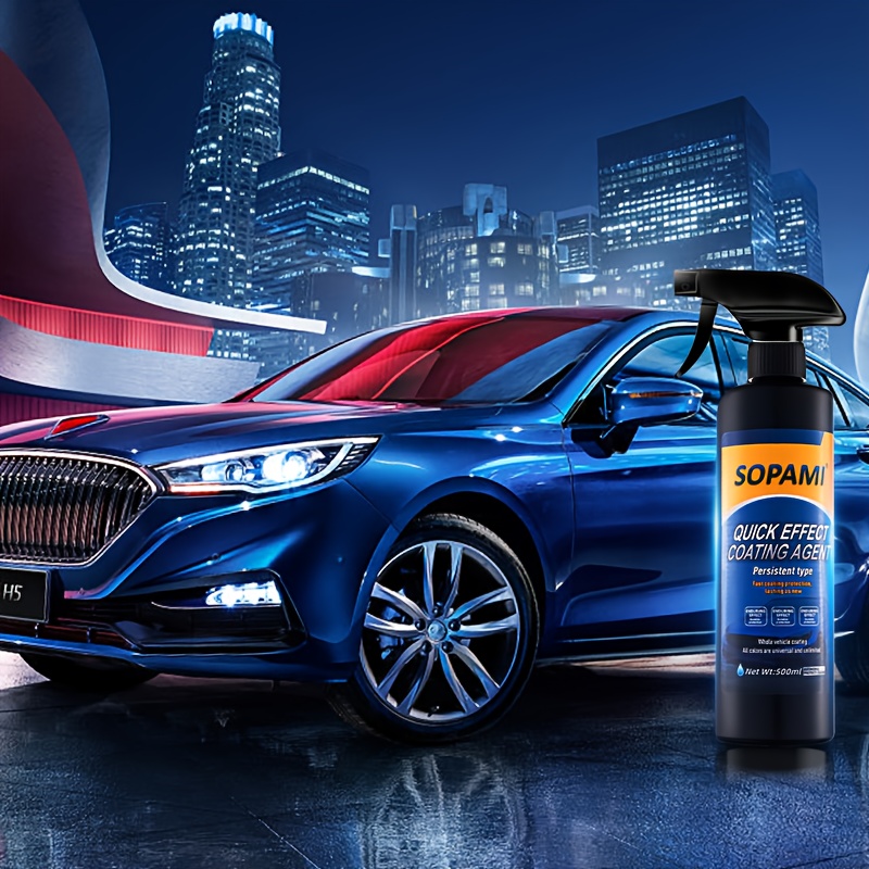 Sopami Quickly Coat Car Wax Polish Spray Waterless Wash, Wax ...