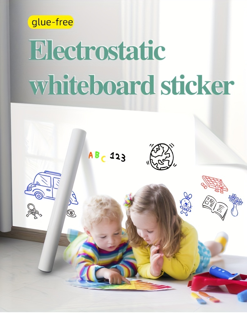 1 Static Whiteboard Sticker Graffiti Drawing Board Small - Temu