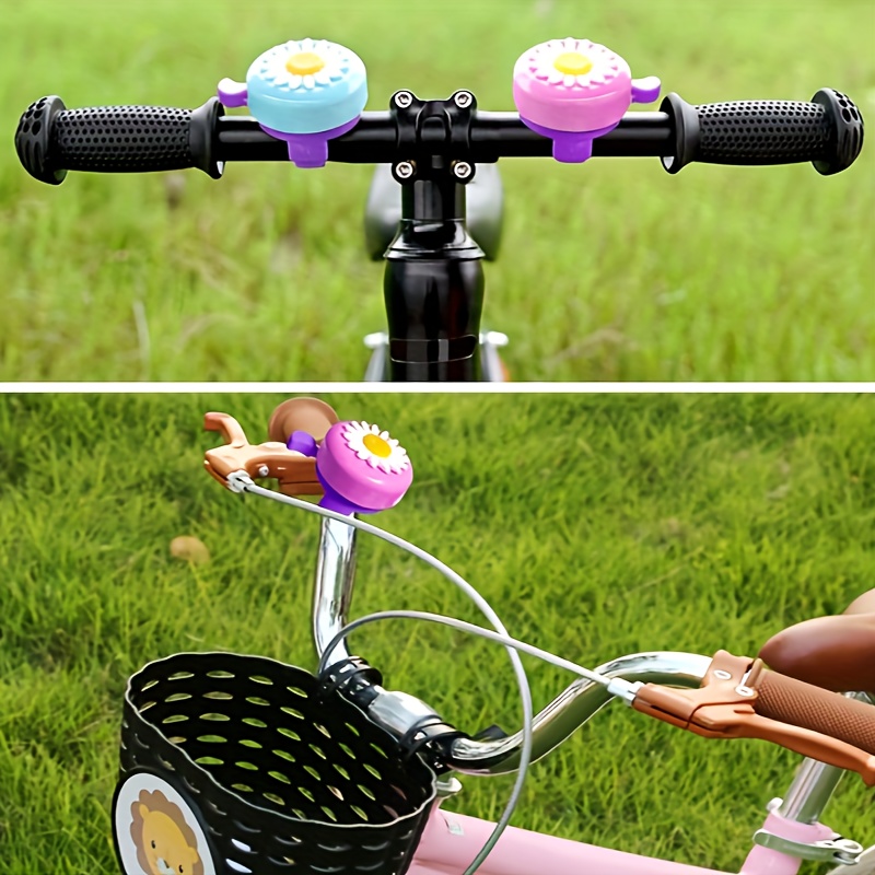 colorful bicycle bell bicycle bell chrysanthemum horn Temu