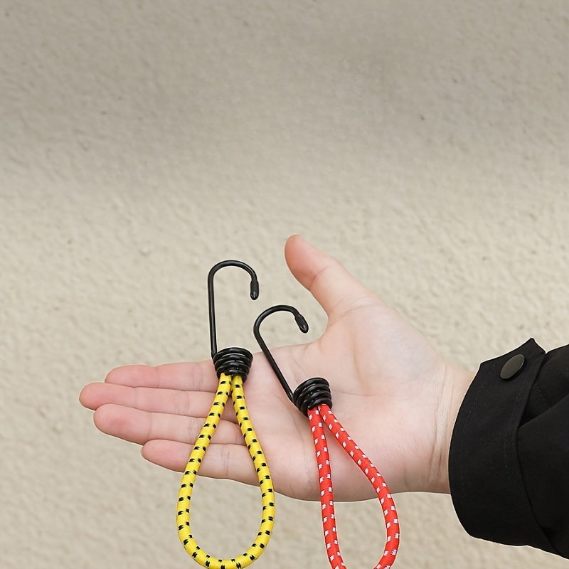 3pcs Tent Elastic Rope Bungee Cord Hooks Suitable For Outdoor Camping ...