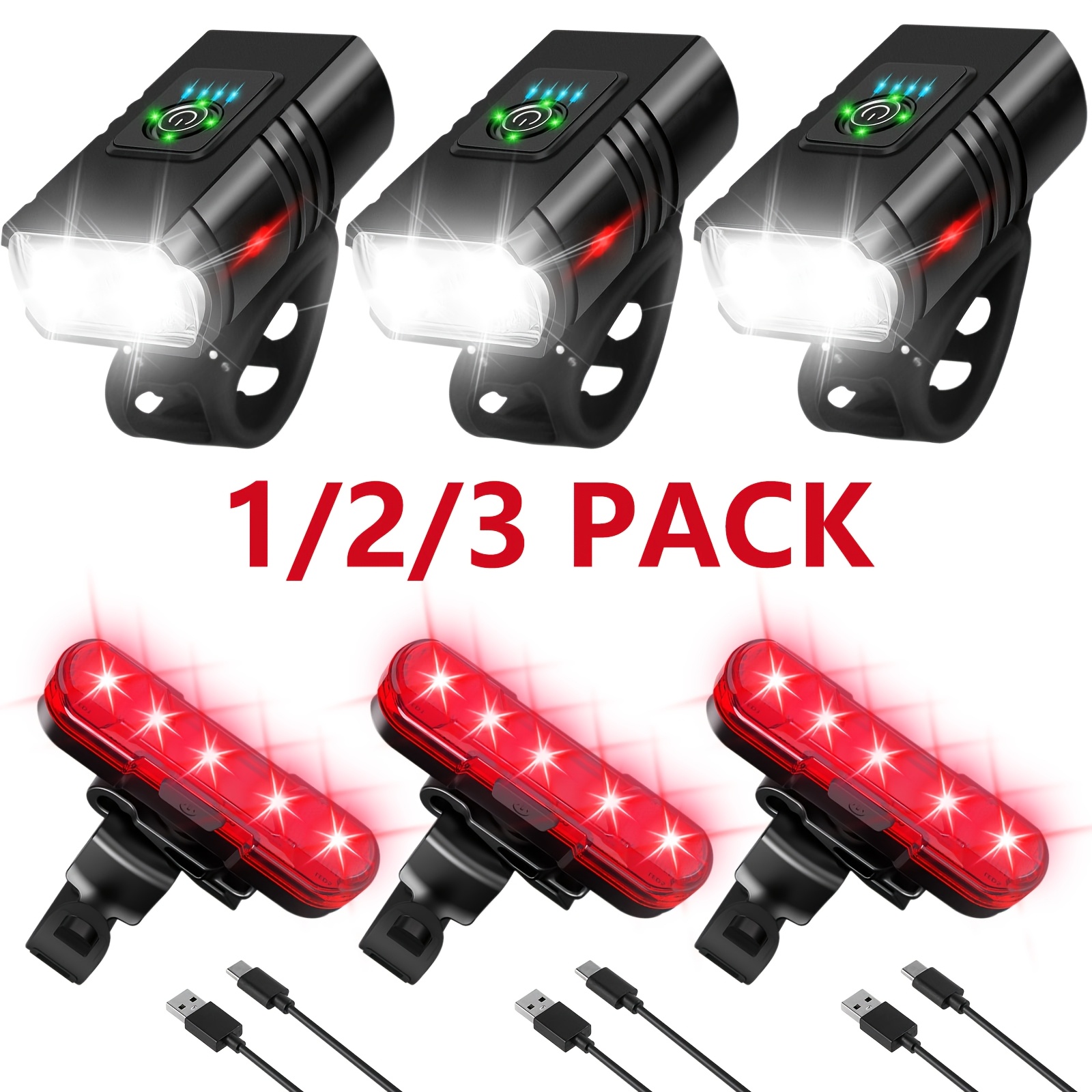 bicycle light sold on Temu United States