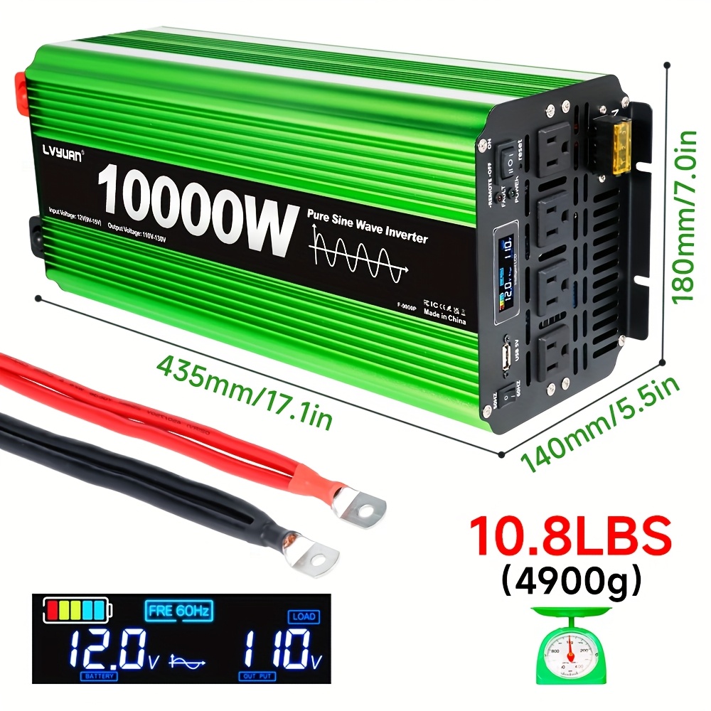 power inverters sold on Temu United States