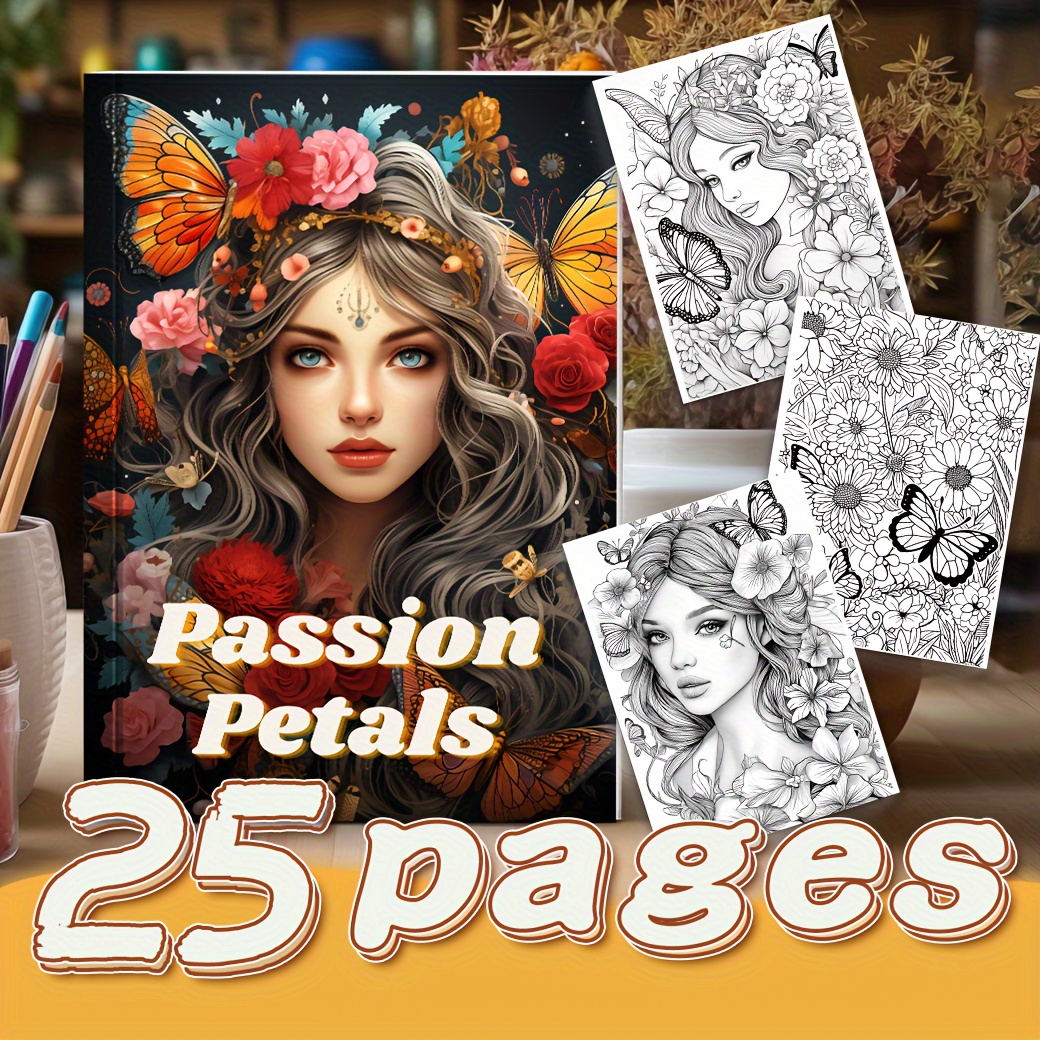 Coloring Book Garden Love Adult Student Upgraded Version - Temu Canada