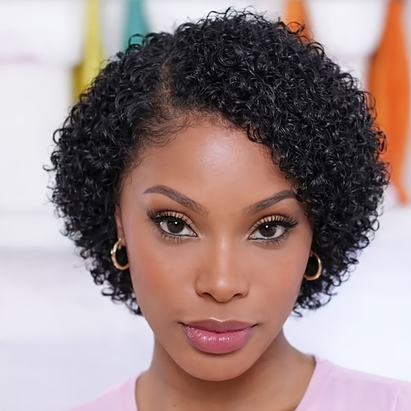 short curly wigs sold on Temu United States