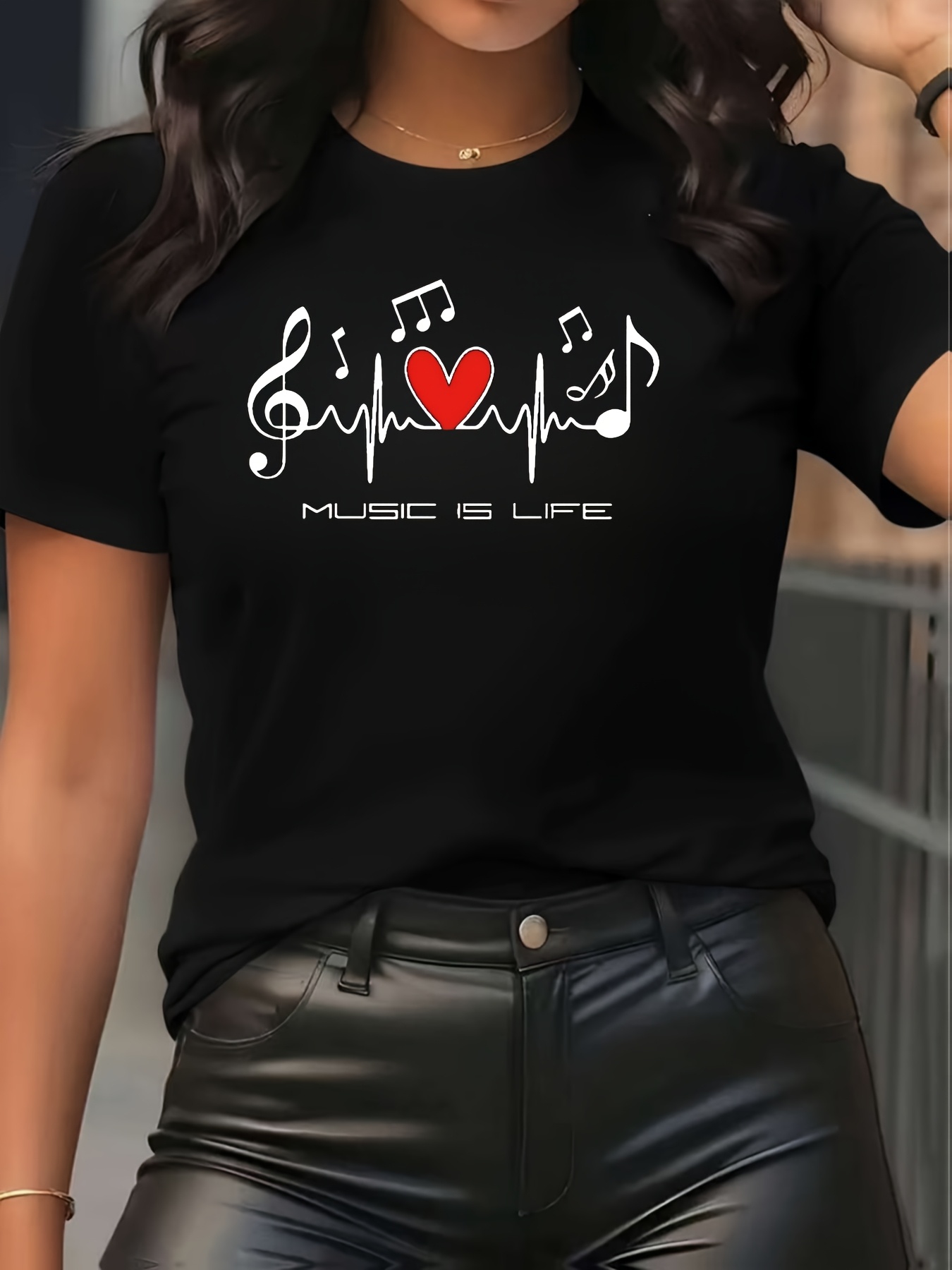 music note clothing sold on Temu United States