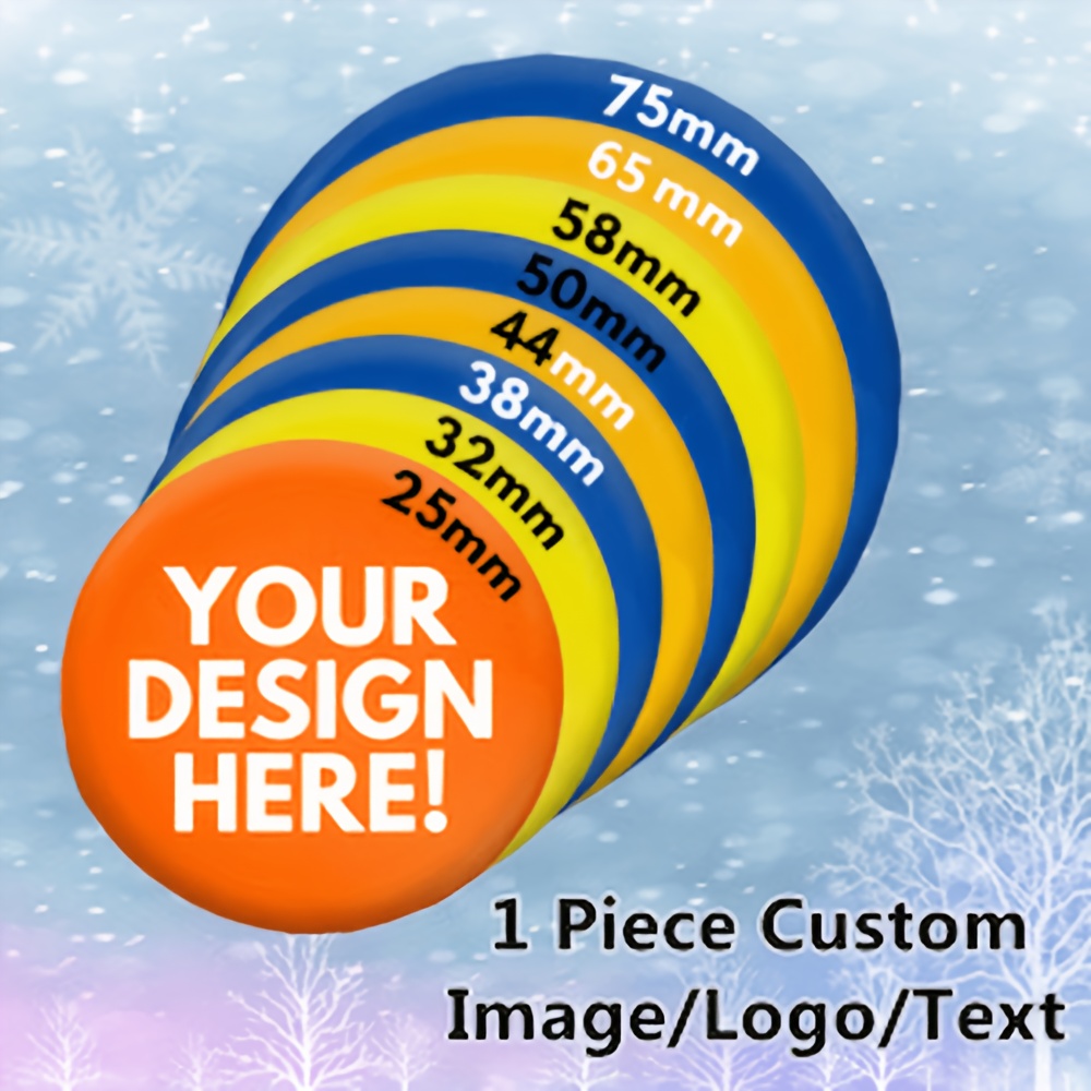 custom badges sold on Temu Australia