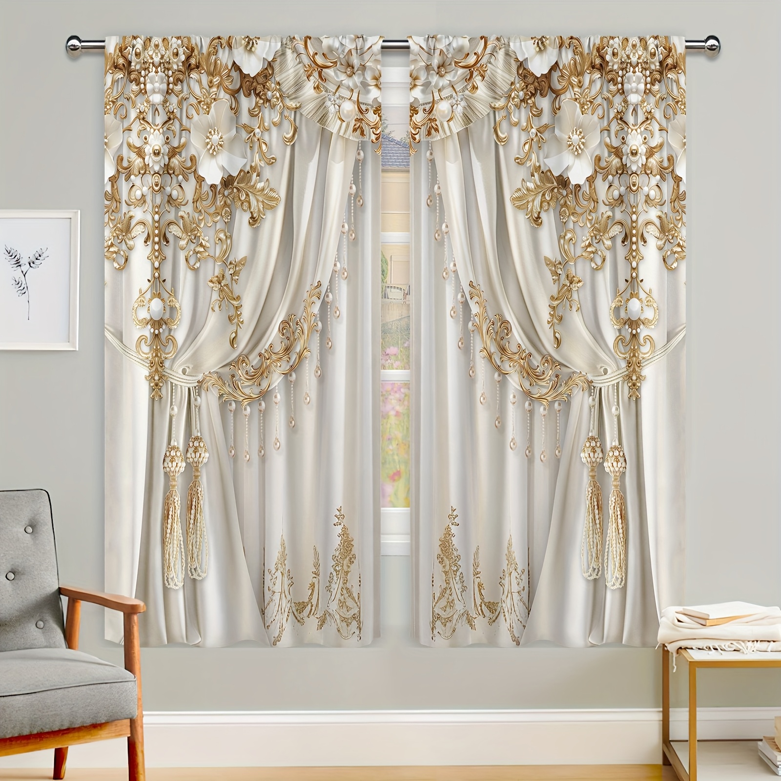 curtains drapes sold on Temu United States