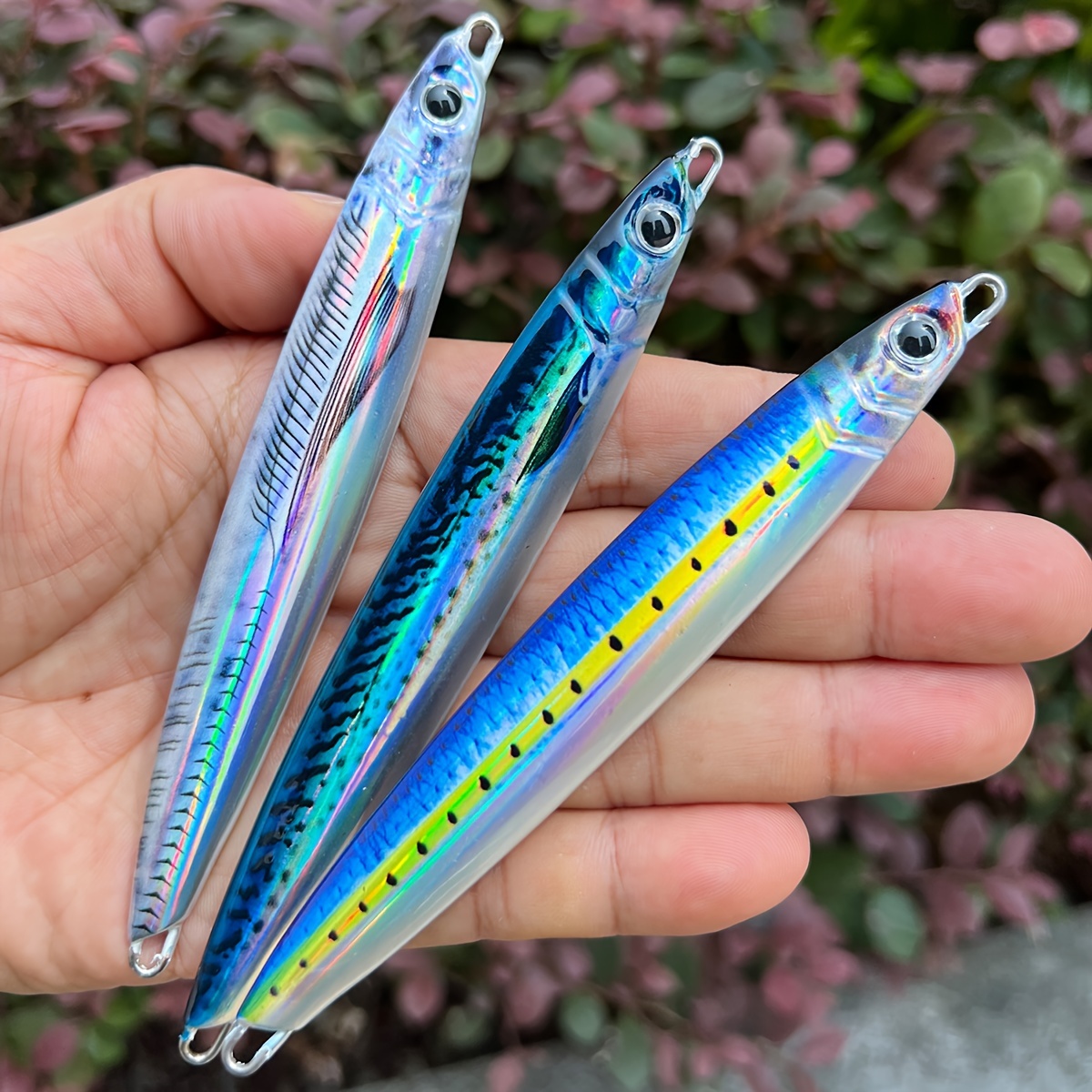 Jig Saltwater Fishing Baits, Lures Casual Solid Crochet Knit Purse Bags ...