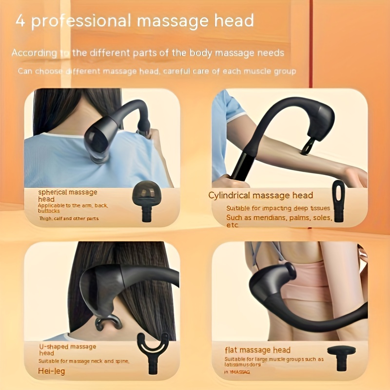 Muscle Fascia Gun Rechargeable Muscle Relaxation Massage Gun - Temu ...