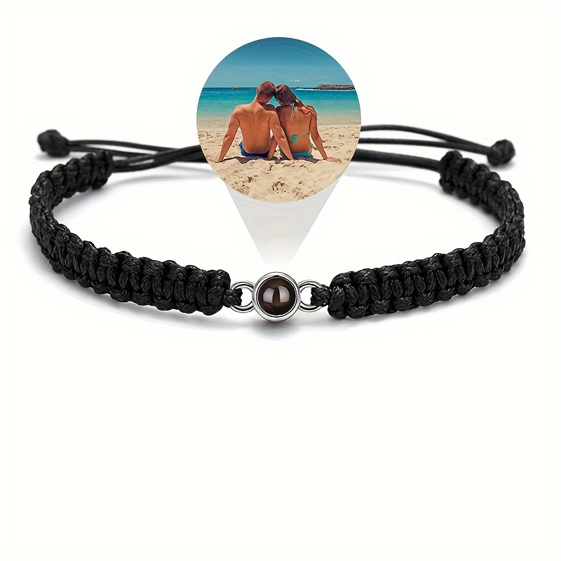 Customized Color Photo Projection Woven Bracelet Fashionable - Temu ...