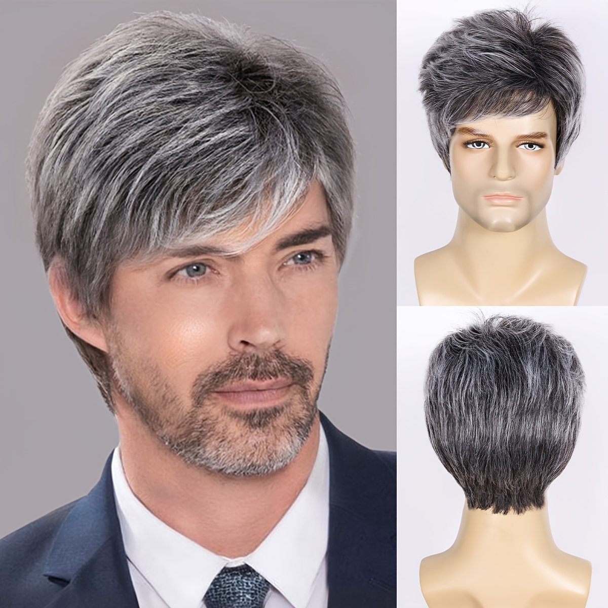 mens wigs sold on Temu United States