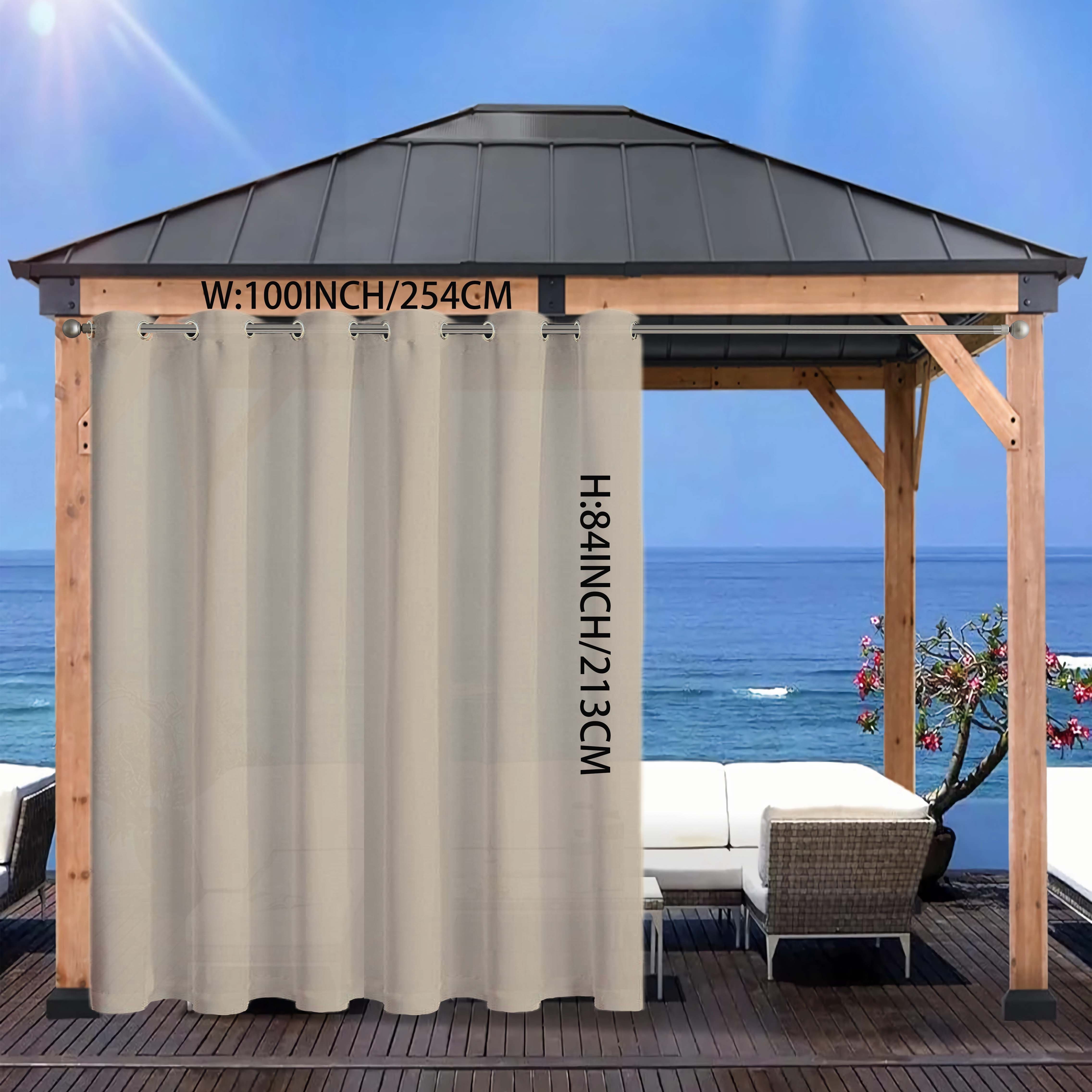 Lot Rideaux /extérieurs Écrans Confidentialité - Temu France