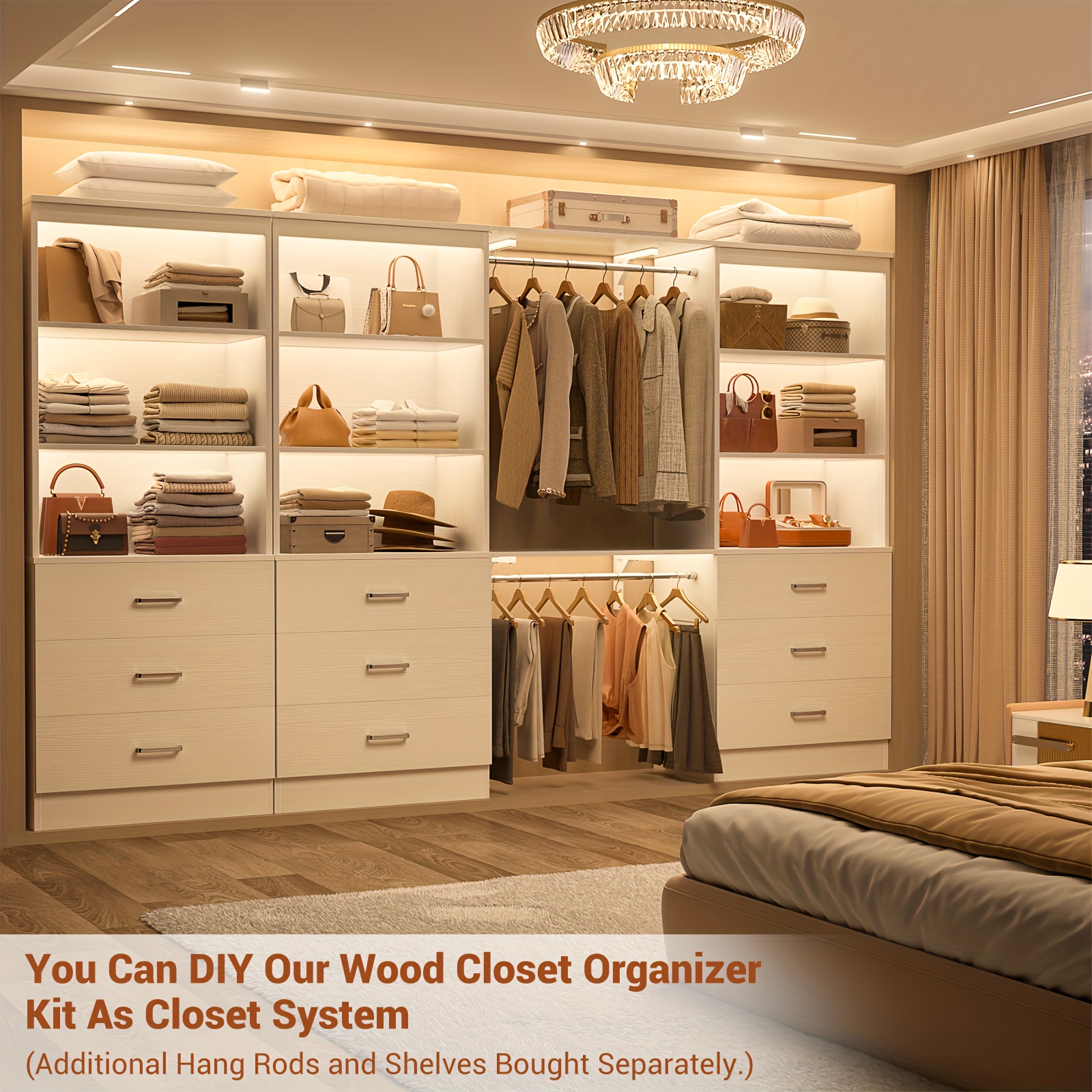 clothes storage cabinet sold on Temu United States