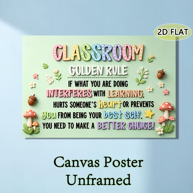 classroom rules chart sold on Temu United States