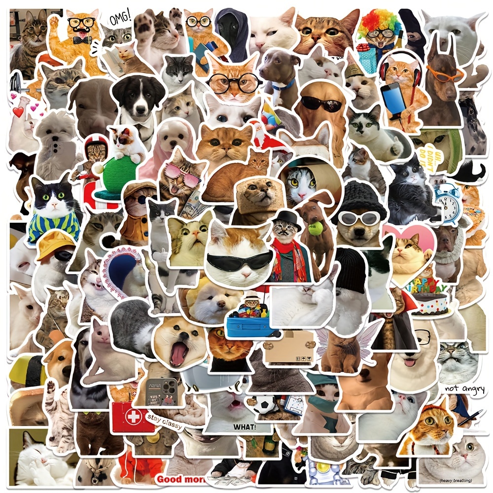 funny meme stickers sold on Temu United States
