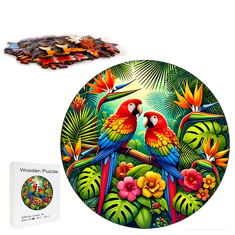 wood puzzles sold on Temu United States