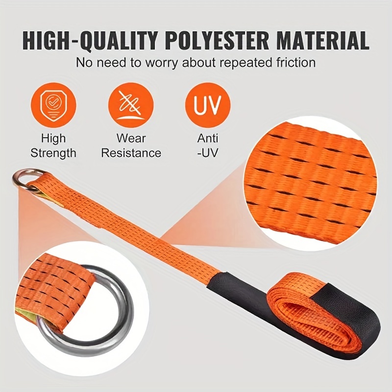 Correas Amarre Coche Anclajes Cadena Estilo Lazo - Temu