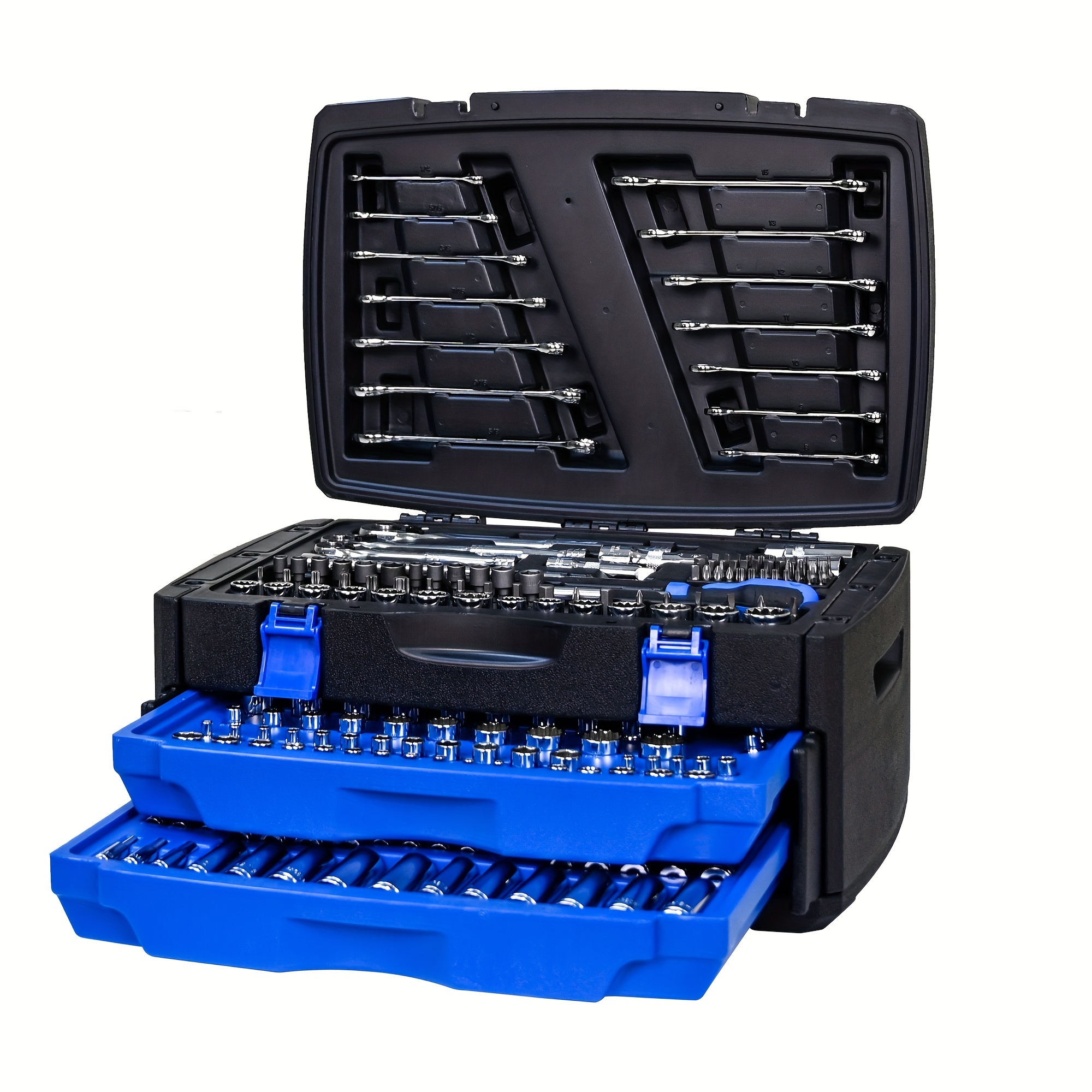 Black Hand Tool Box With Toolset 266pcs, The Caja De Herramientas Para ...
