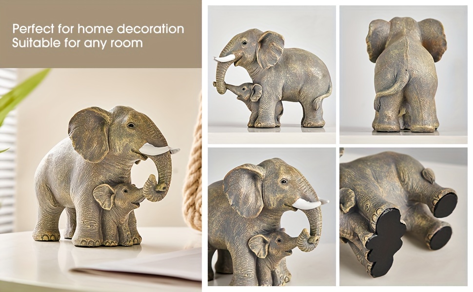 elephant statue elephant decor mom gifts elephant gifts - Temu