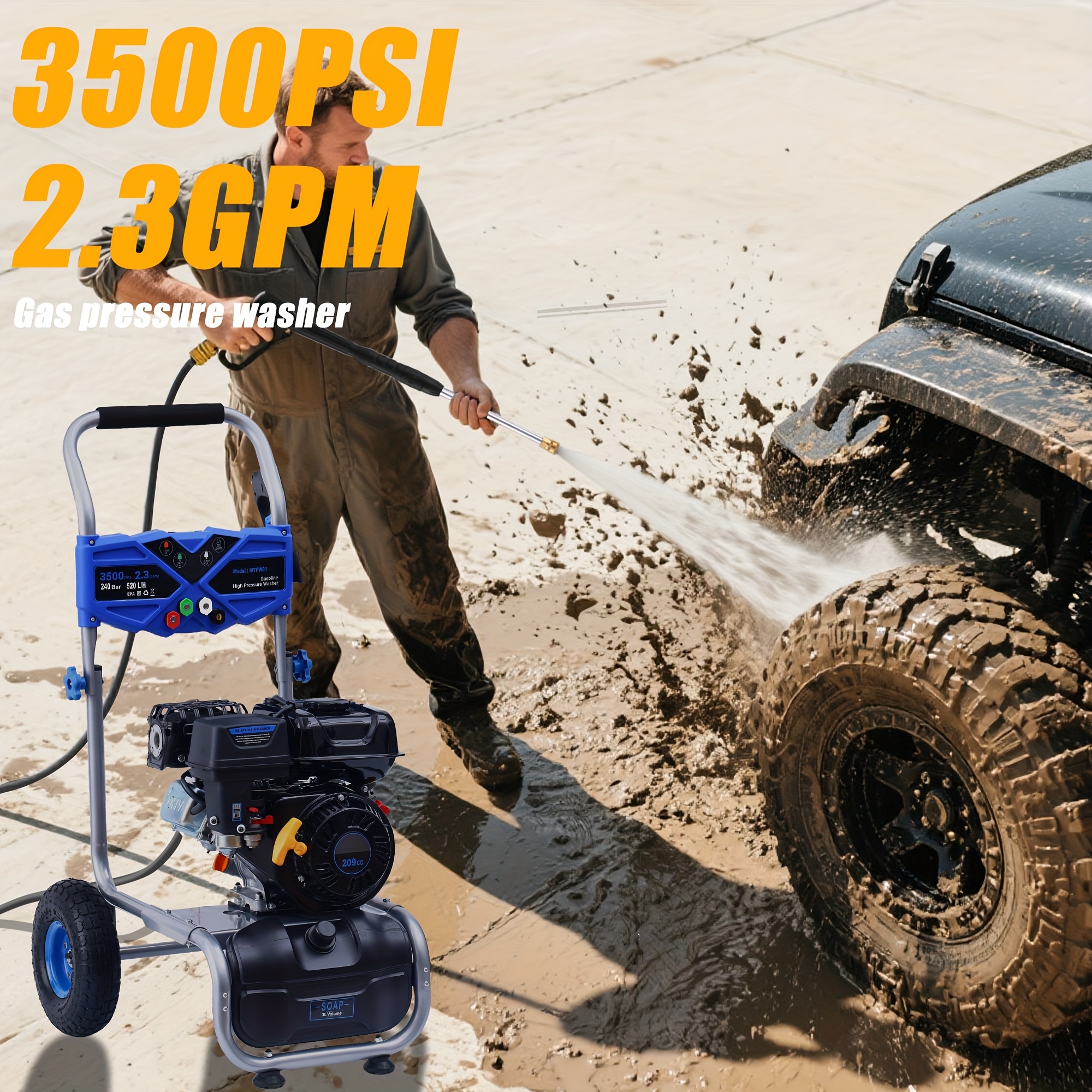 pressure washers sold on Temu United States