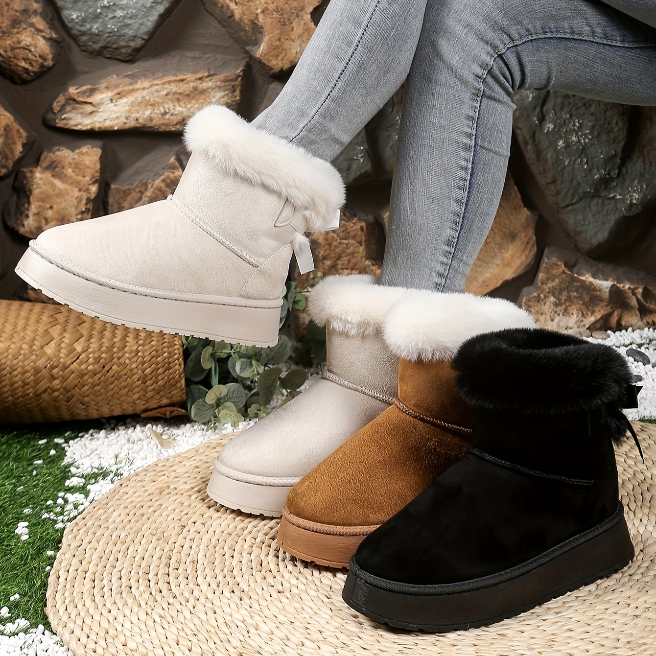 women boots sold on Temu United States