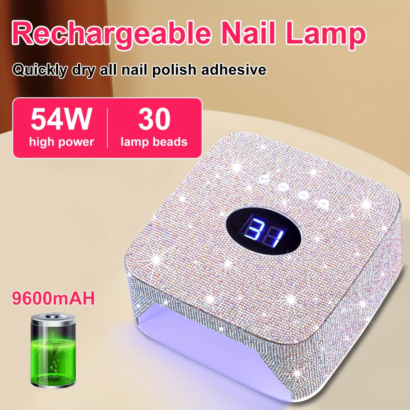 uv led lamps sold on Temu United States