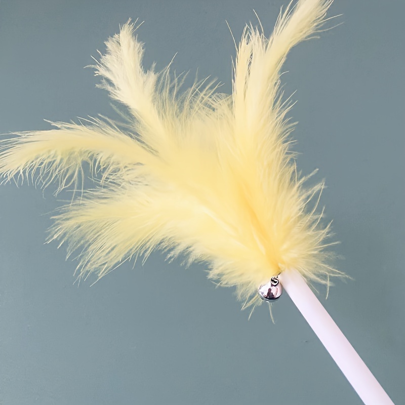 Interactive Cat Riding Stick Colorful Feather, Eye Catching - Temu ...