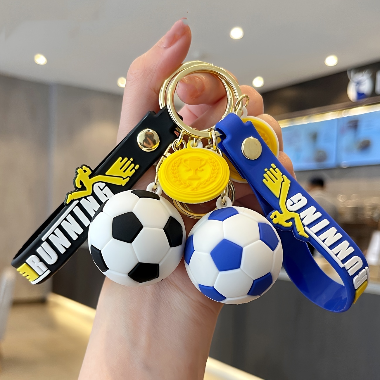 football series creative cartoon keychain car schoolbag pendant fashion ...