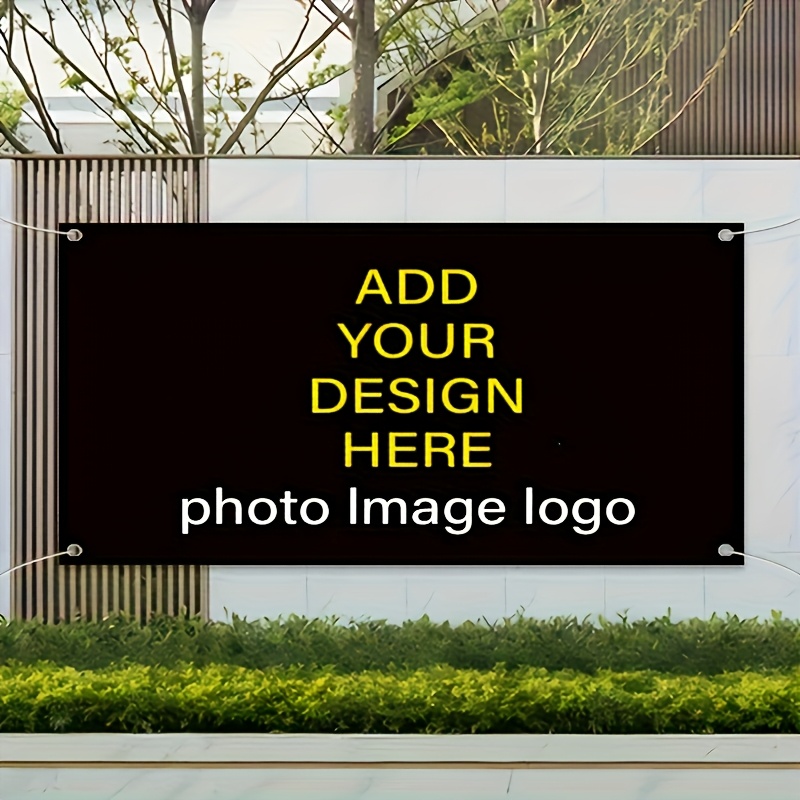 banners and signs sold on Temu United States