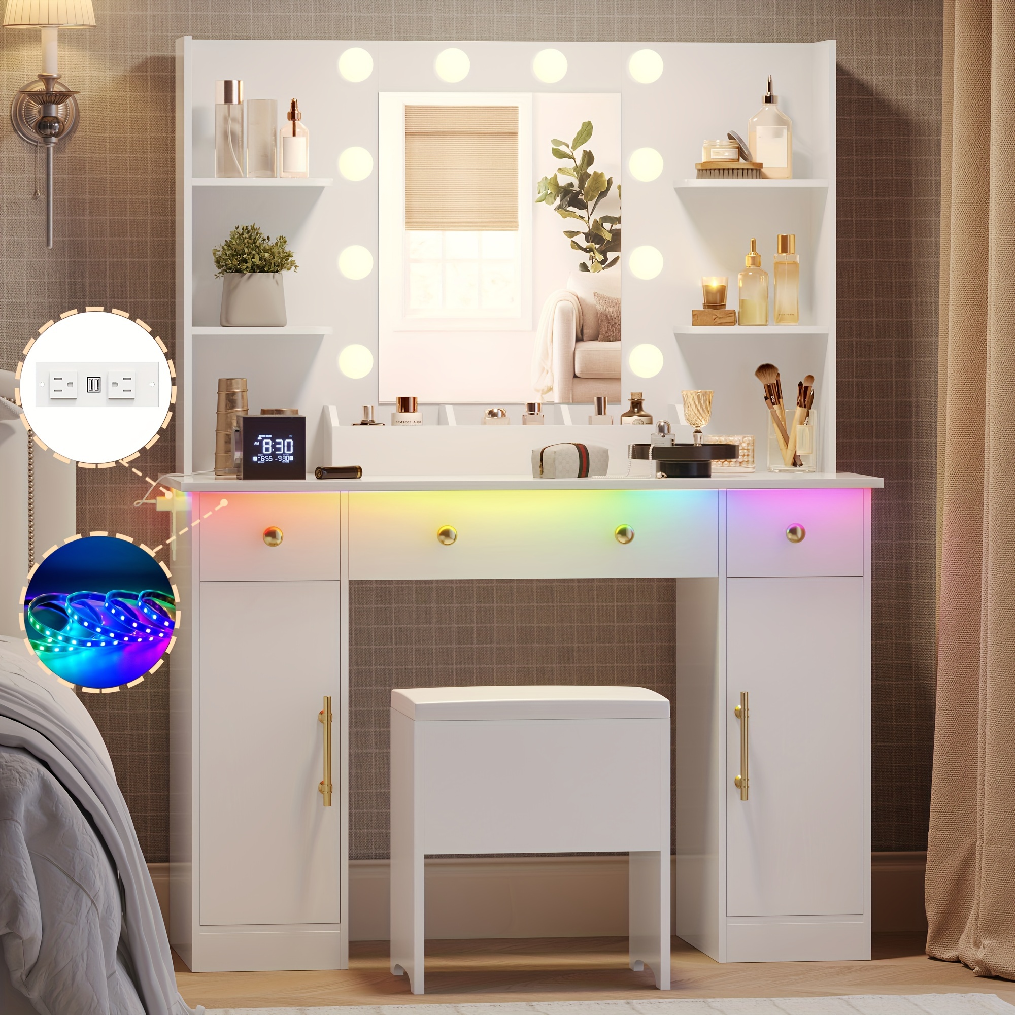 vanities sold on Temu United States