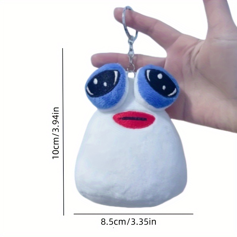 Game Pou Plush Keychain For Men Emotional Plush Keychain For Backpack ...