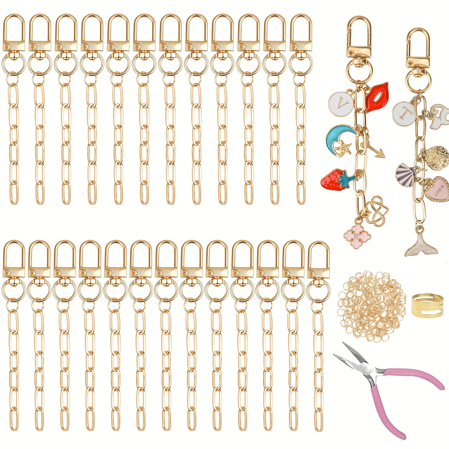 keychain kit bulk sold on Temu United States