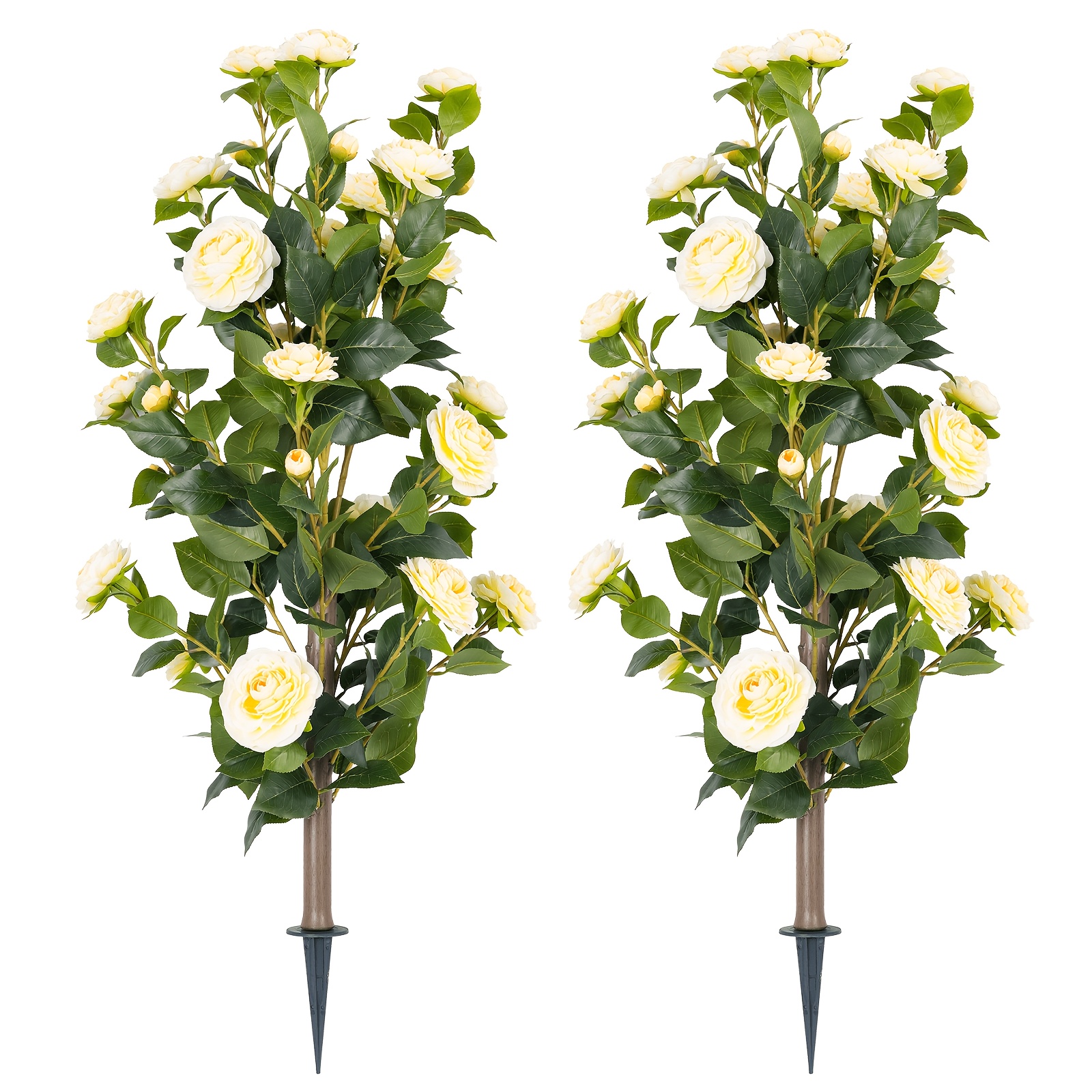 outdoor artificial flowers sold on Temu United States
