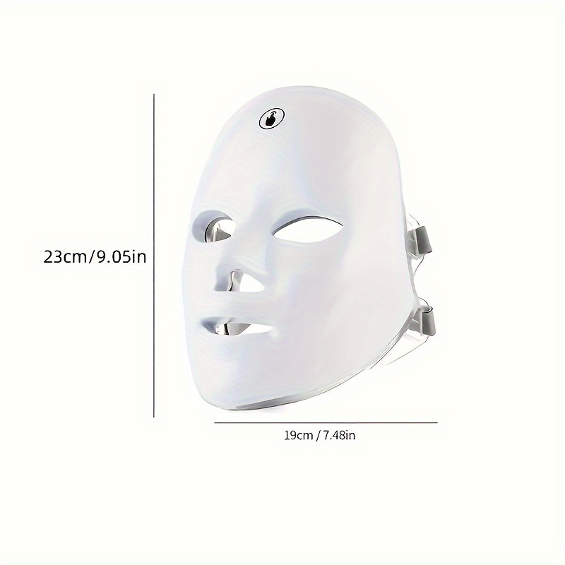 7-colors Rechargeable Led Face Mask For Skin Care And Facial Skincare ...