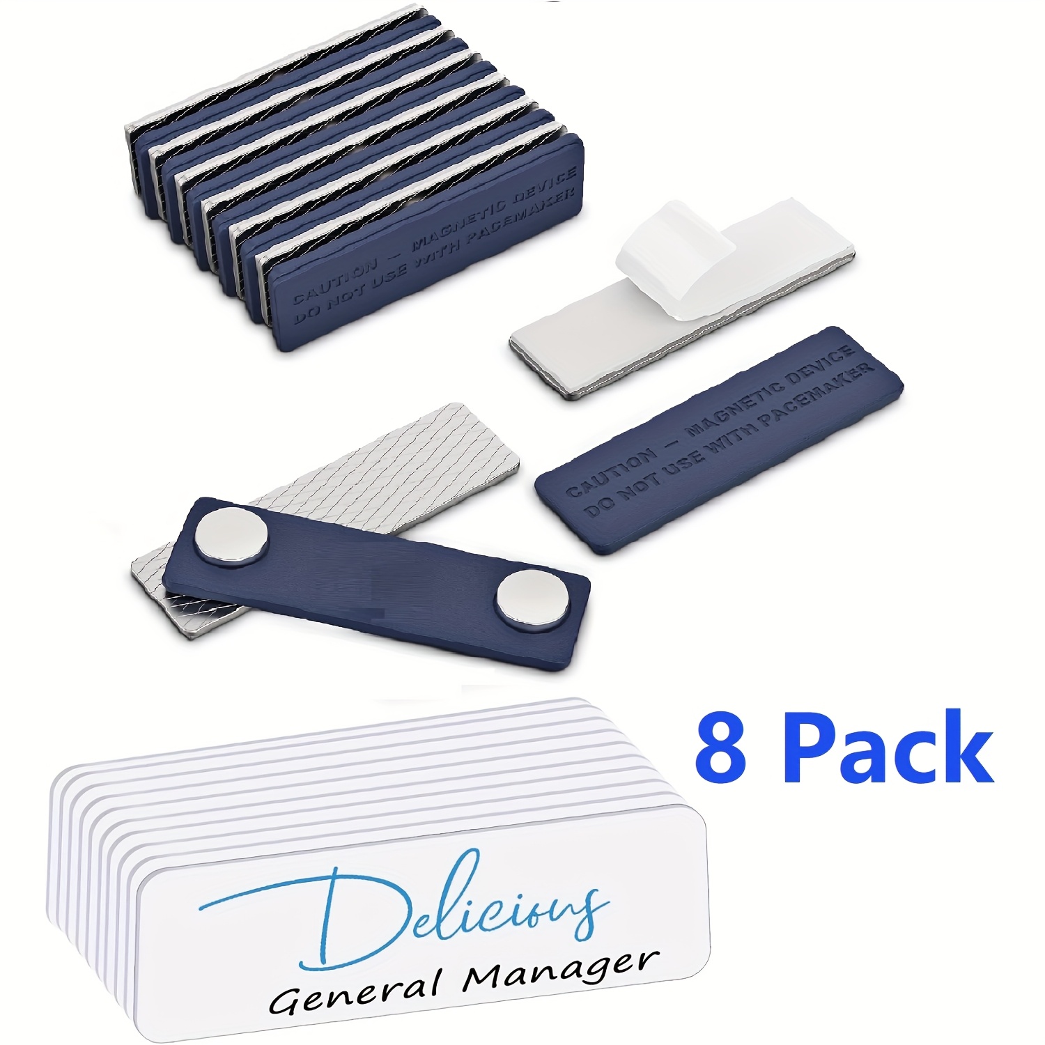 name badges sold on Temu Australia