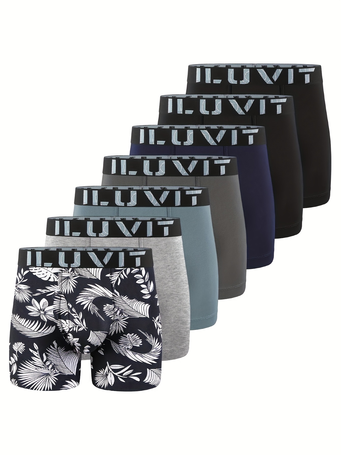 Men's Boxers ILUVIT Woven Mens Underwear Boxers Cotton Mens Boxer Shorts